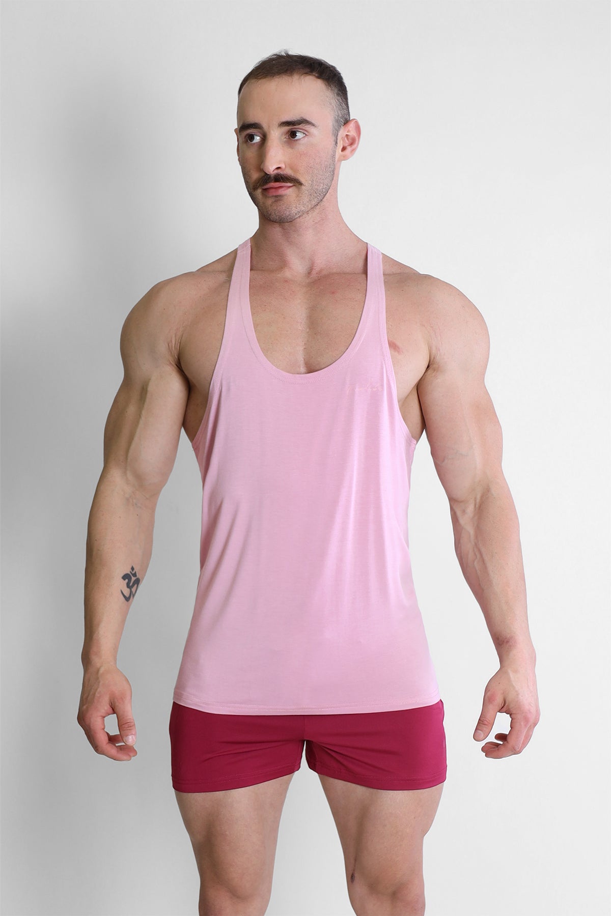 Gym Bae Classic Workout Stringer - Pink – JJ Malibu 🌎